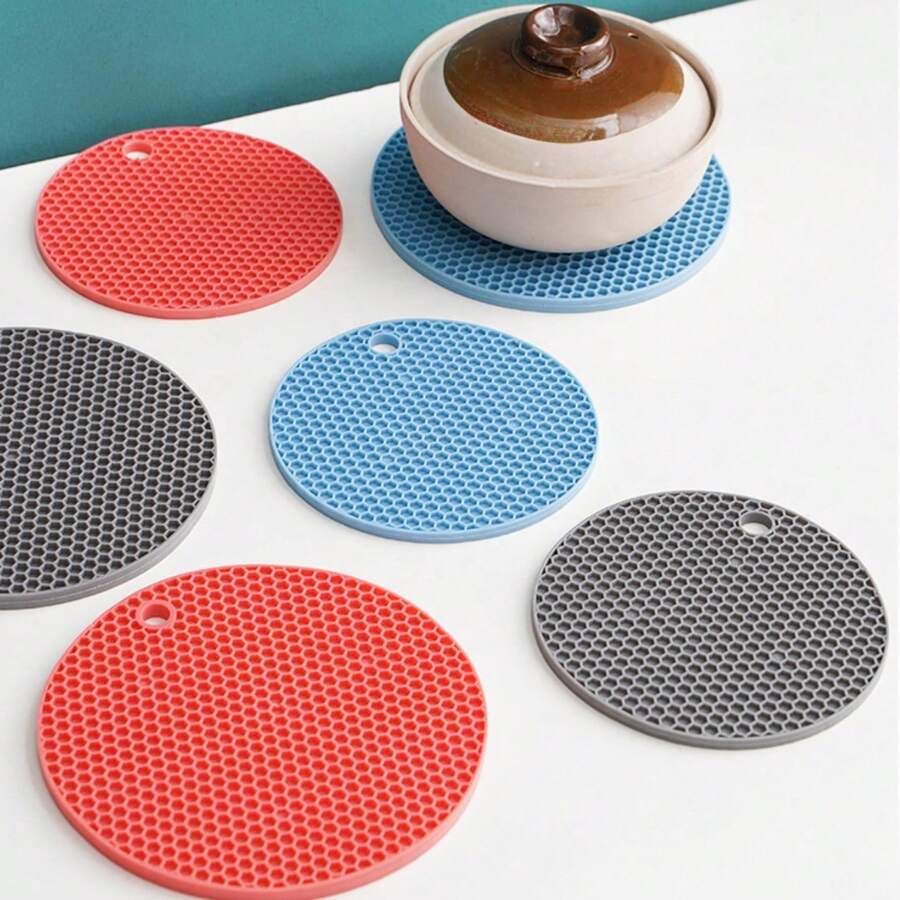 Heat Resistant Silicon Table Mat Pot Pad Cup Coaster, Nordic Style ...