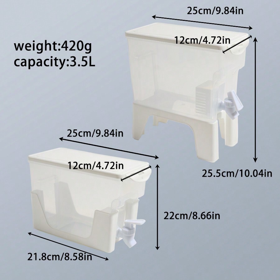 Home Plastic Water Dispenser With Faucet And Fruit Infuser ...