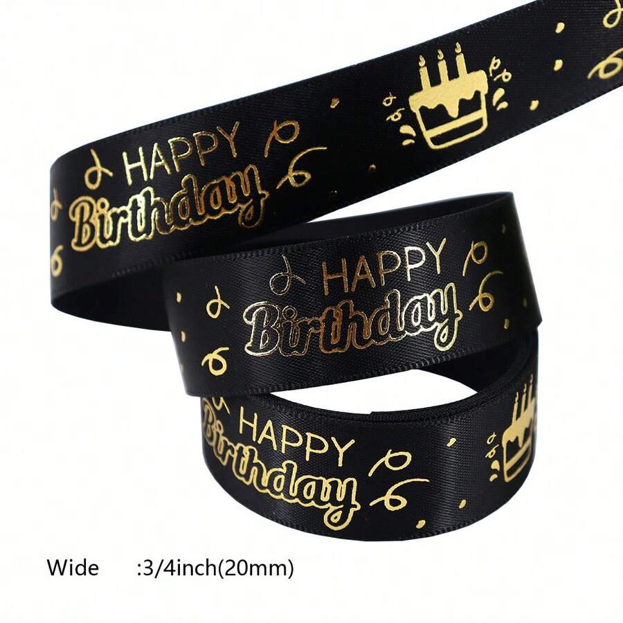 Birthday Cake Packaging Ribbon, Baking Packing Satin Ribbon, Gift ...