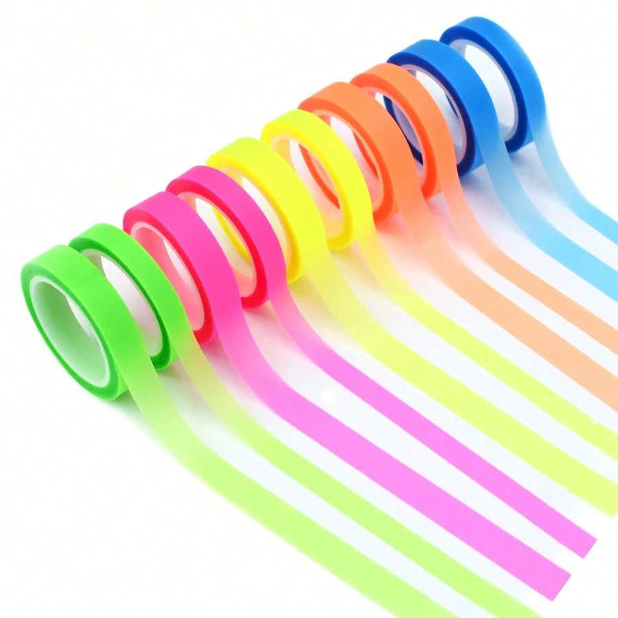 20 Rolls Transparent Sticky Notes Tape, Tearable Waterproof Index Tabs ...