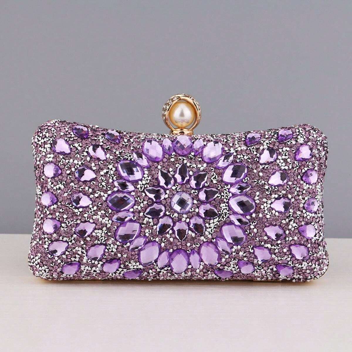 Acrylic Diamonds Evening Bags Party Wedding Clutch Rhinestones Hot ...