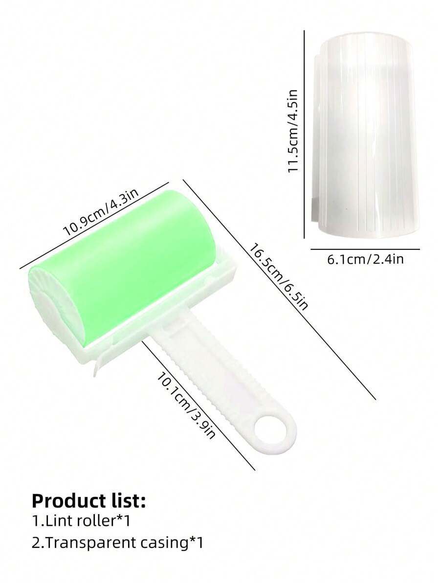 1pc Clothing Sticky Hair Device Washable Sticky Barrel Roller Dust ...