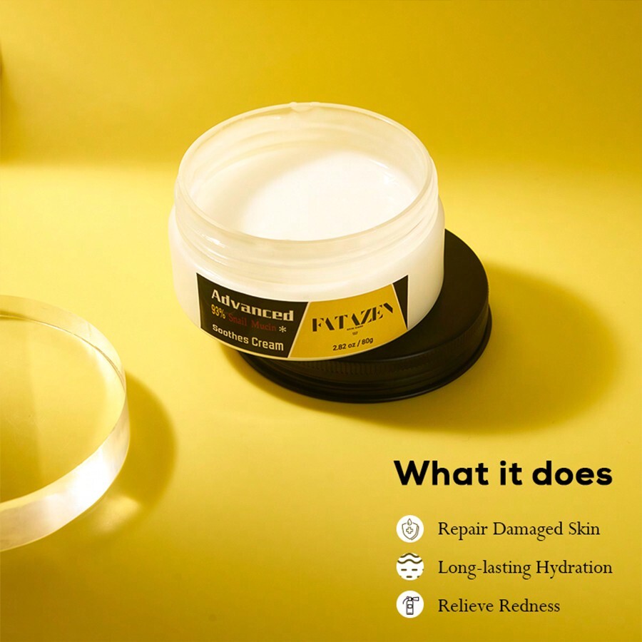 FATAZEN Vegan Anti-Aging Snail Mucin Face Cream Even Skin Tone ...