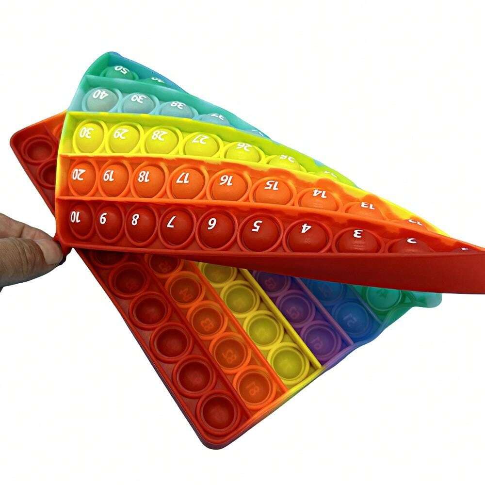 6.8in(17.3cm) 1-100 Numbers Counting Fidget Pop Toys Stationery Math ...
