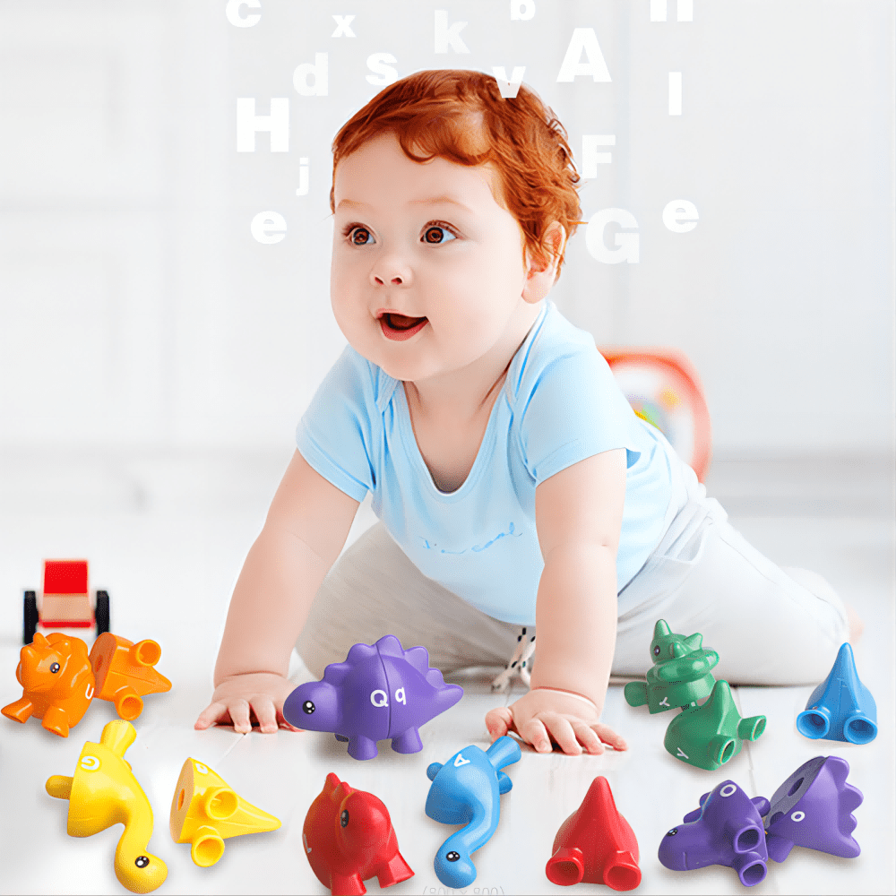 Montessori Learning Toys For Toddlers 1-3, Matching Letters Fine Motor ...