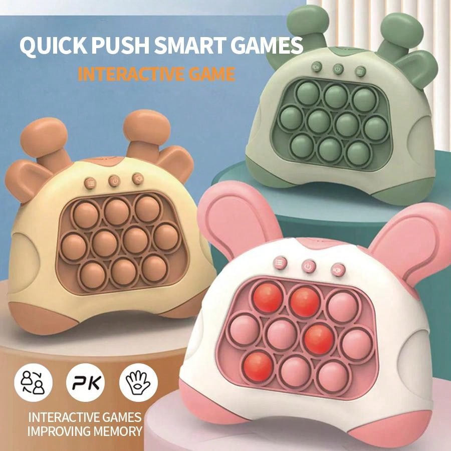 Kids' Handheld Game Console With Pressure Sensing Buttons, Puzzles, And ...