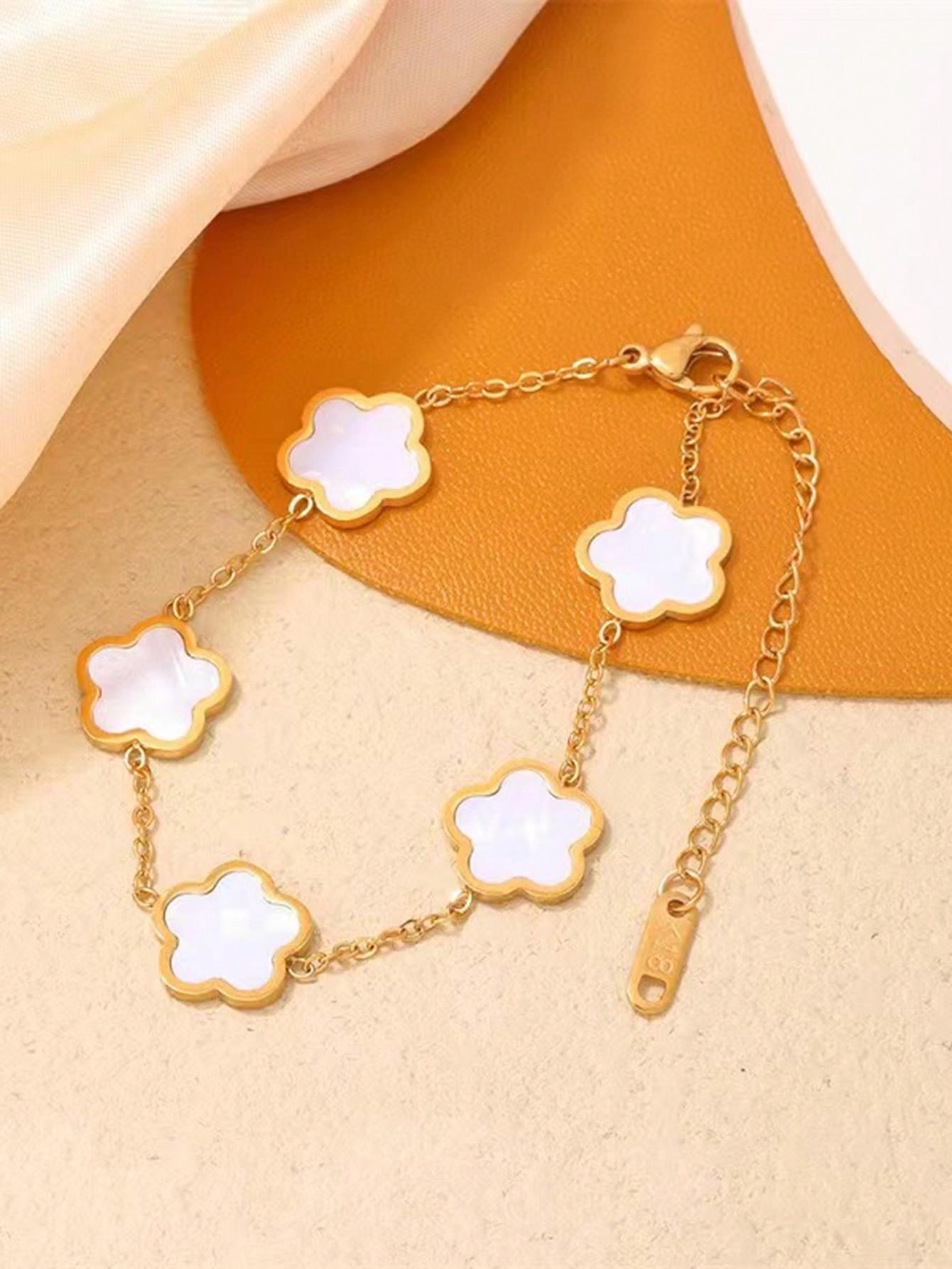 Flower Petal Bracelet For Women With Unique Design And High-End Quality ...