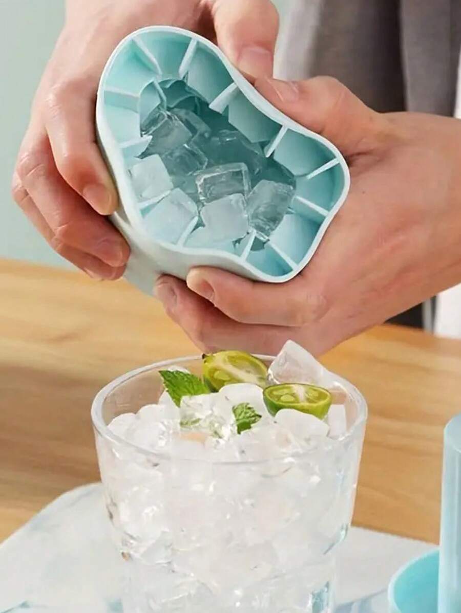 1pc Silicone Ice Cube Cup, Round Ice Cube Mold, Crushed Ice Mold For ...