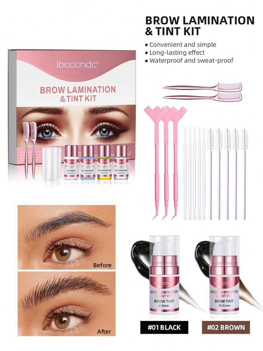 11pcs Eyebrow Lifting Set In 2 Colors For Long-Lasting Perming ...