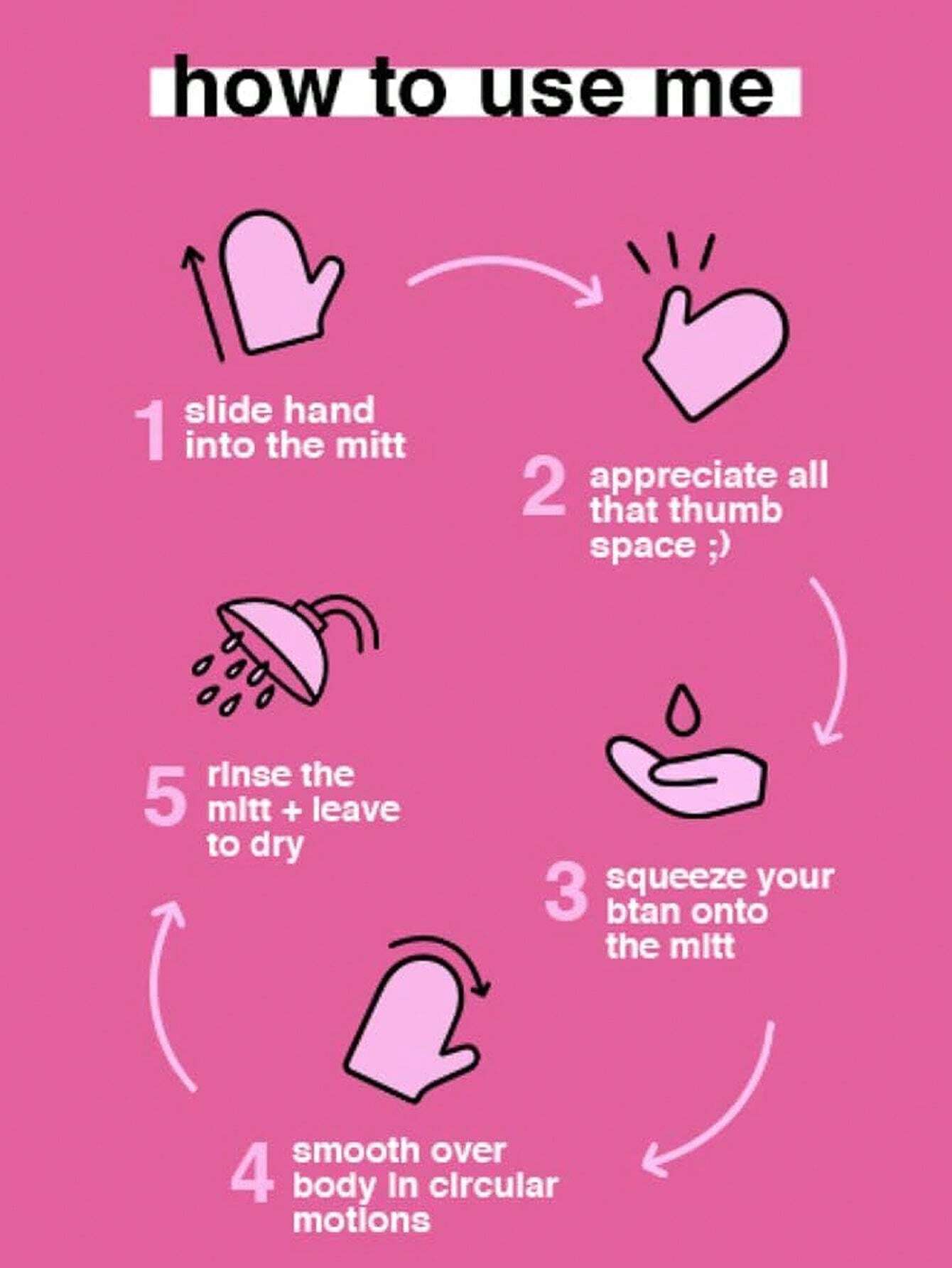 2 In 1 Self Tanning Mitt Applicator Kit Self Tan Mit Self Tanner Mitt ...