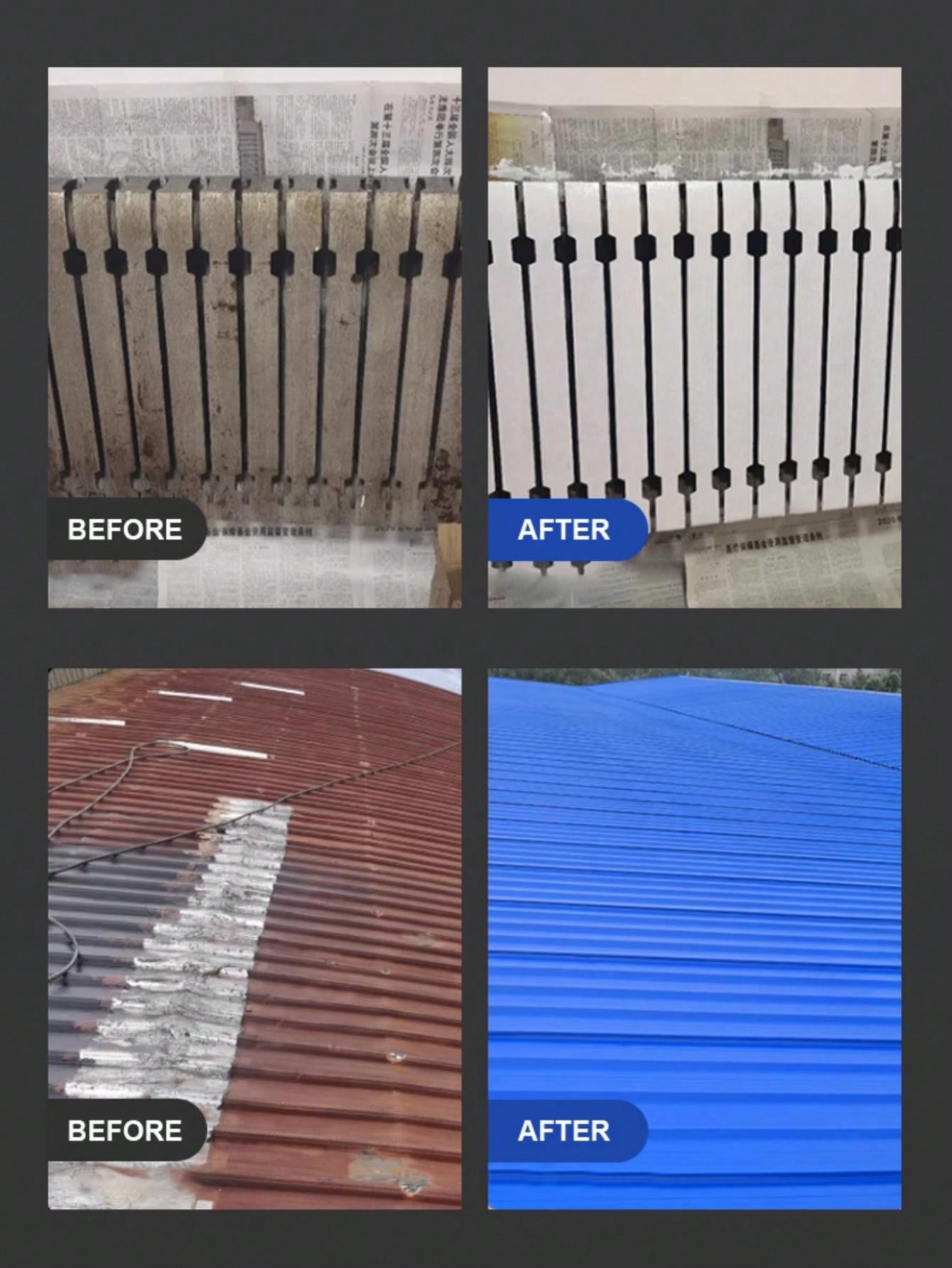 Rust-Proof Metal Paint For Export, Iron Art Steel Structure Color Steel ...