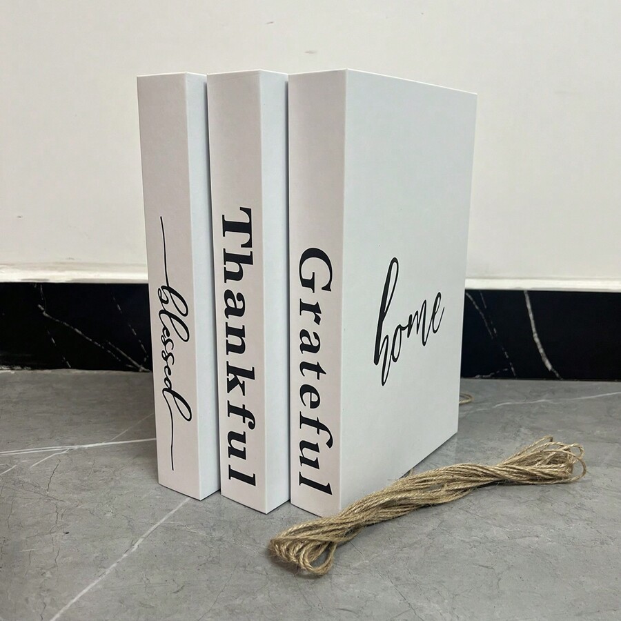 3pc Faux Books For Decoration,Designer Luxury Modern Fake Decorative ...
