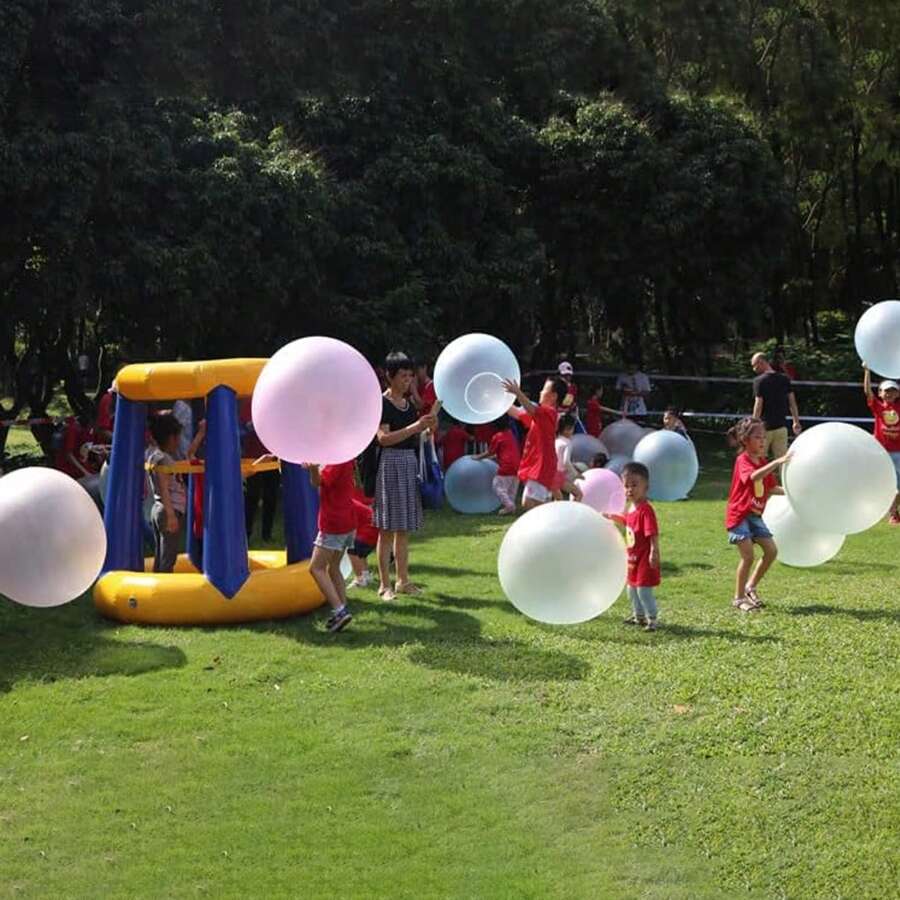 1pc Water-Filled Bubble Ball Balloons, Inflatable Bouncing Ball, Large ...