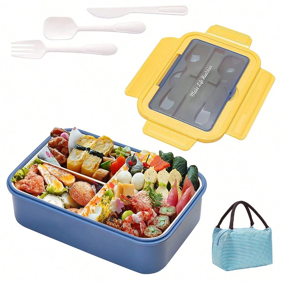 Adult Bento Box Lunch Box Large Bento Box Japanese Lunch Box Kit With ...