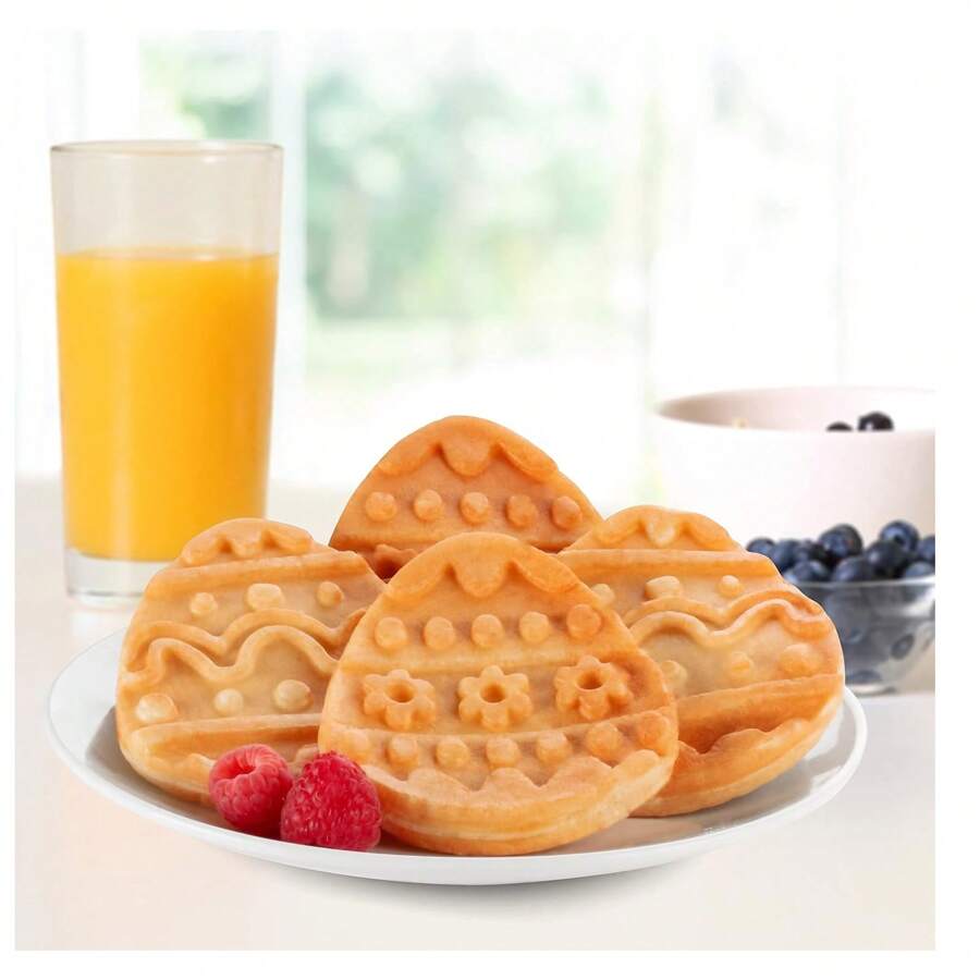 Mini Easter Egg Waffle Maker - Make Double Sided Easter Waffle Or ...
