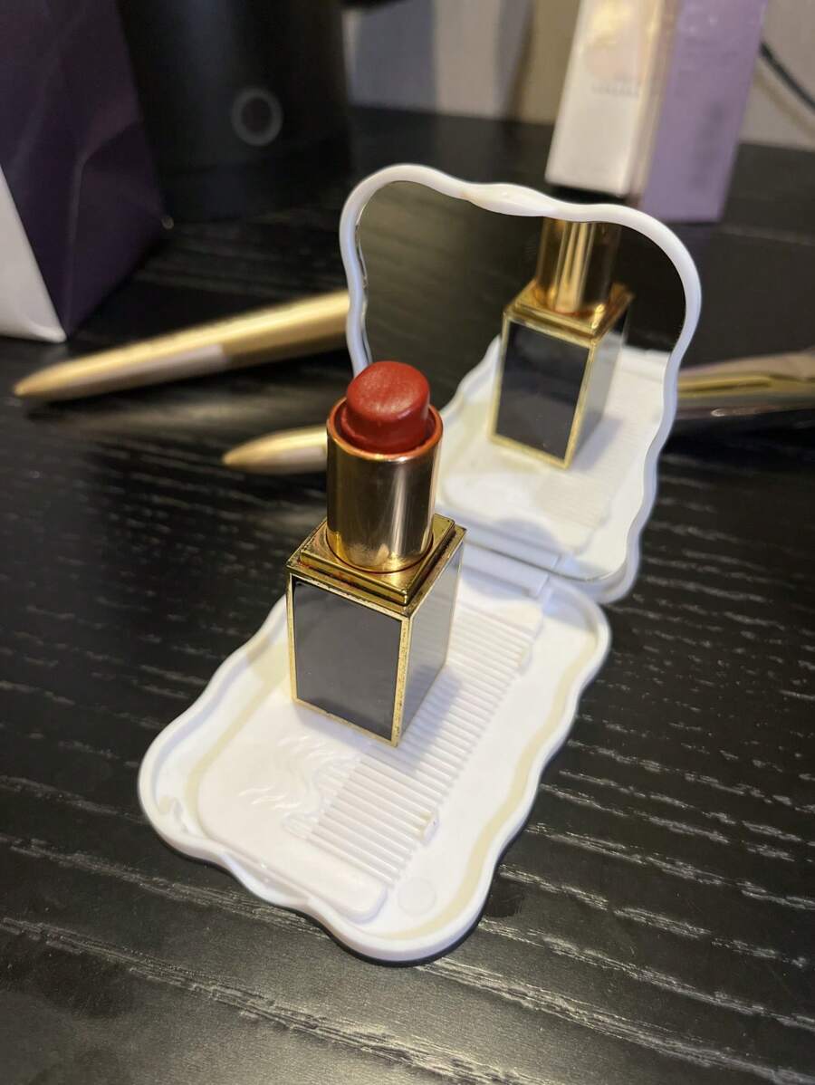 Creative Mirror Comb 2 In 1 Portable Cosmetic Compact Mirror Flip ...