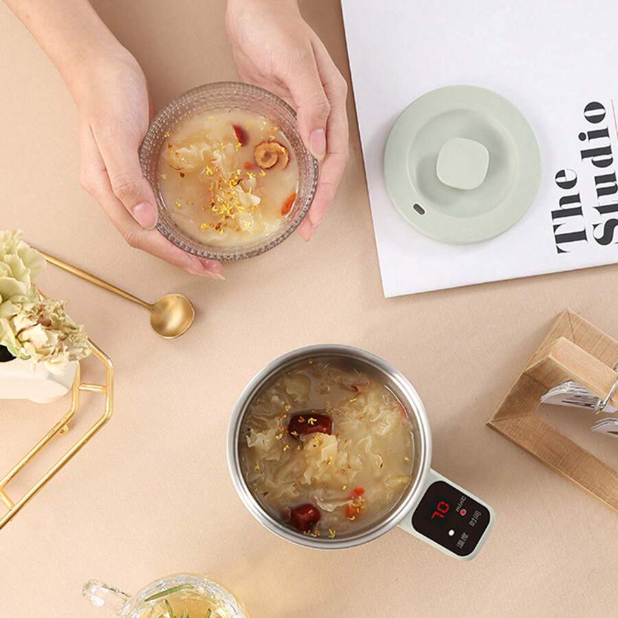 1pc 0.8L Smart Electric Kettle Stew Pot Easy To Clean 800ml Water ...