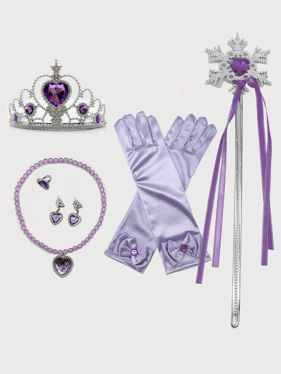Frozen Party Accessories Set Including A Snowflake Wand, A Pair Of ...