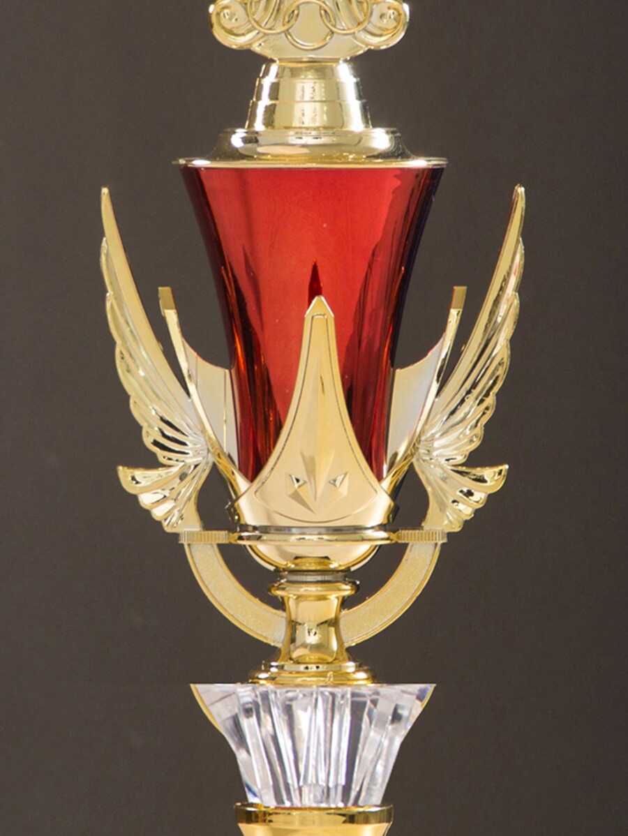 1pc Award Trophy For Kids And Adults, Plastic Gold Award Trophy Cup 1st ...