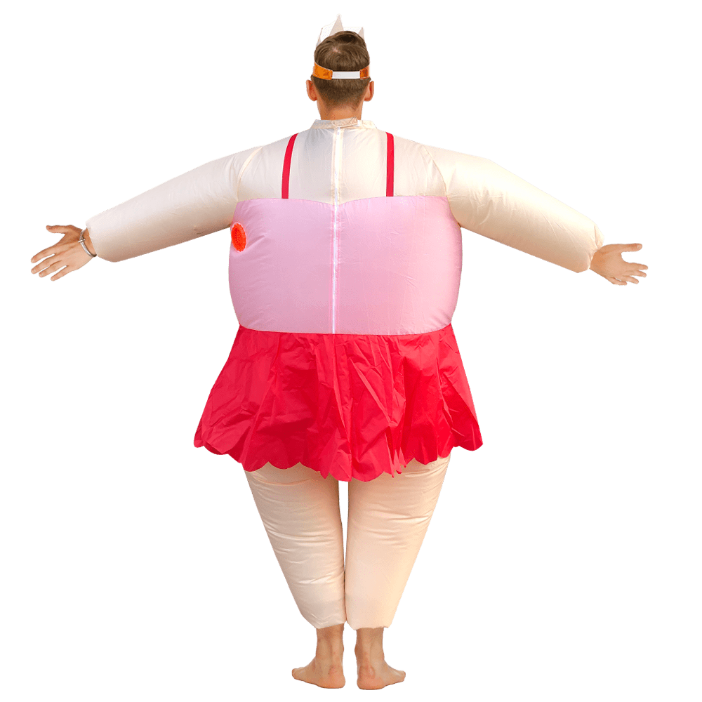 Inflatable Costume Adult Lace-Up Ballet Sumo Funny Explosion Costume ...