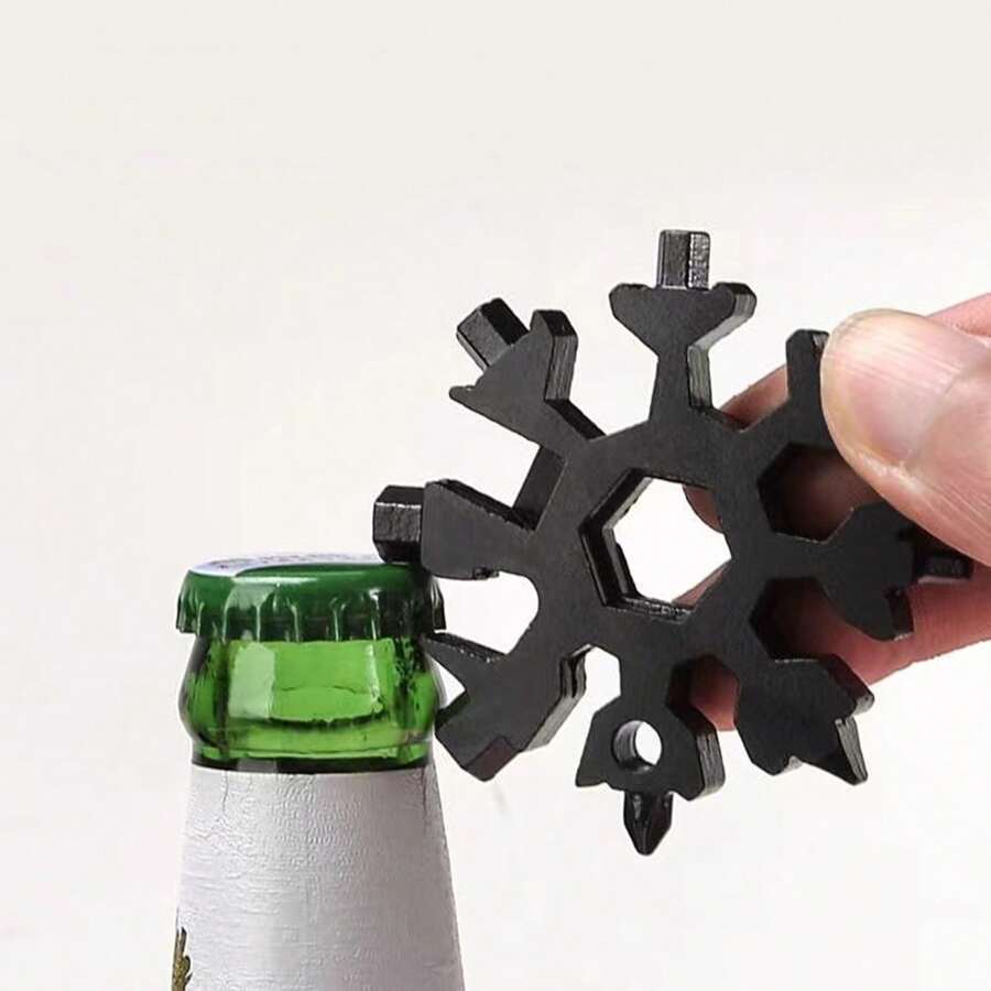 18-In-1 Multifunctional Snowflake Wrench Tool, Steel 8-Sided Torx Bits ...