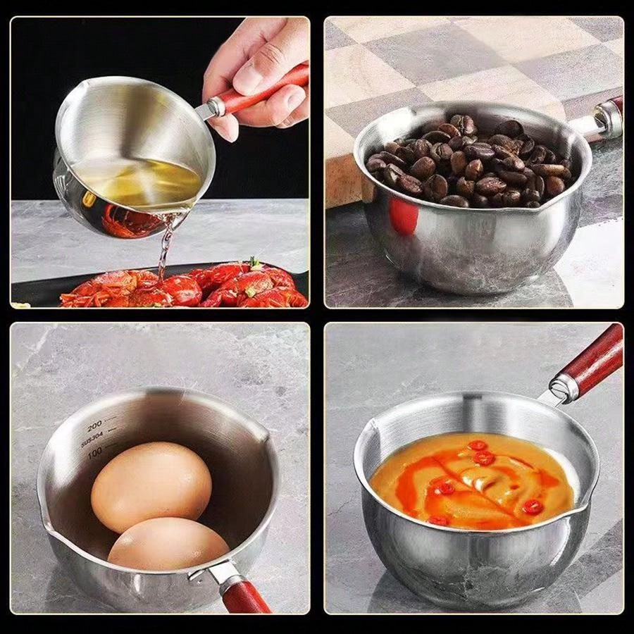 304 Stainless Steel Mini Oil Drizzler Pot For Kitchen, Mini Size, Oil ...