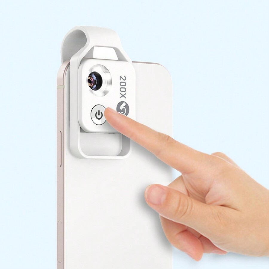 APEXEL Pocket Phone Microscopes, 200X Zoom Clip On Microscopes ...