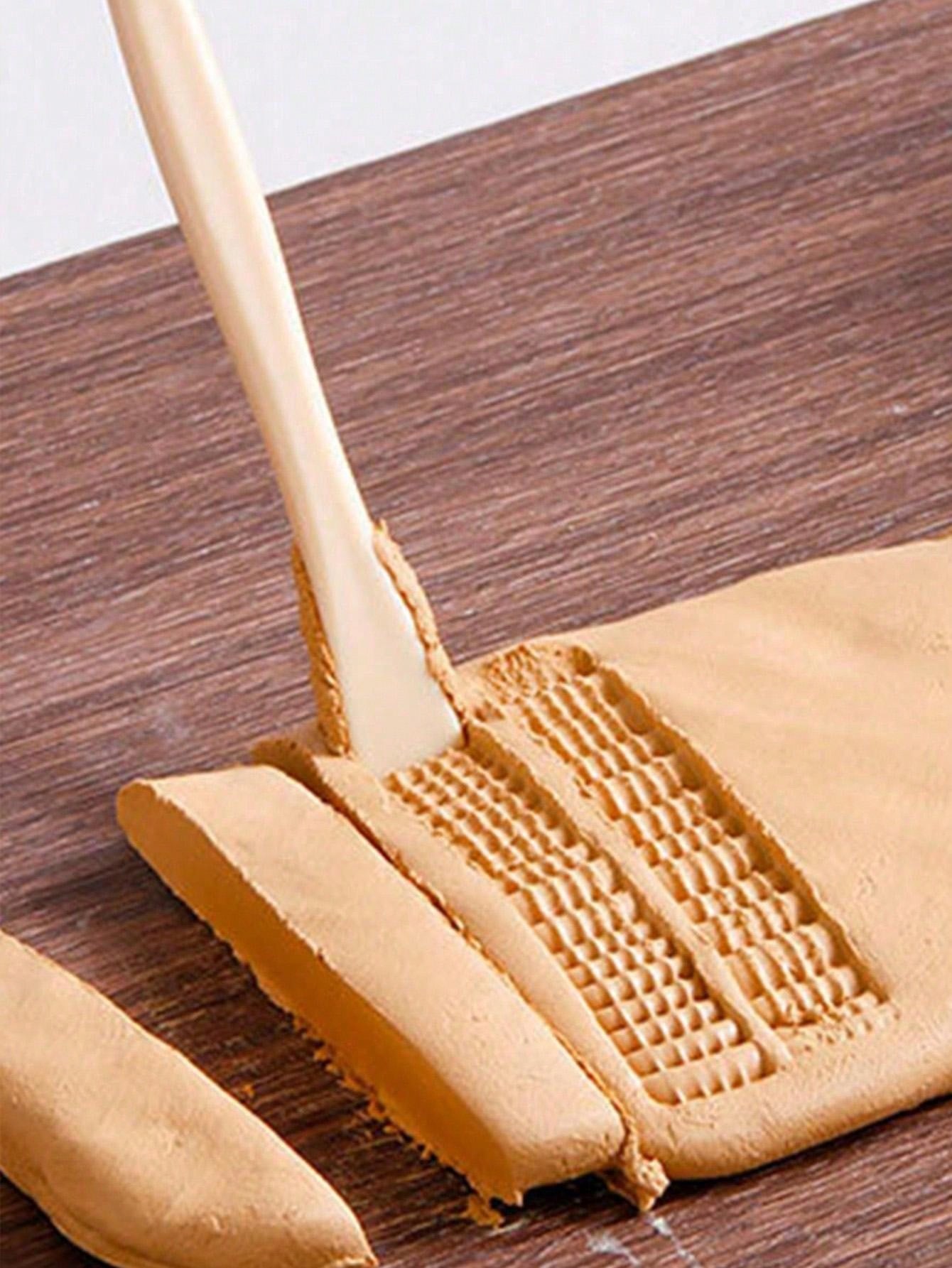 10pcs Fake-Wood Abs Plastic Carving Knife Set For Pottery, Soft Clay ...