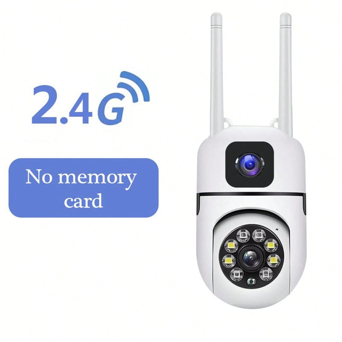 2MP+2MP/1080P/360P Wifi Surveillance Camera 1/Dual Lens Digital Zoom AI ...