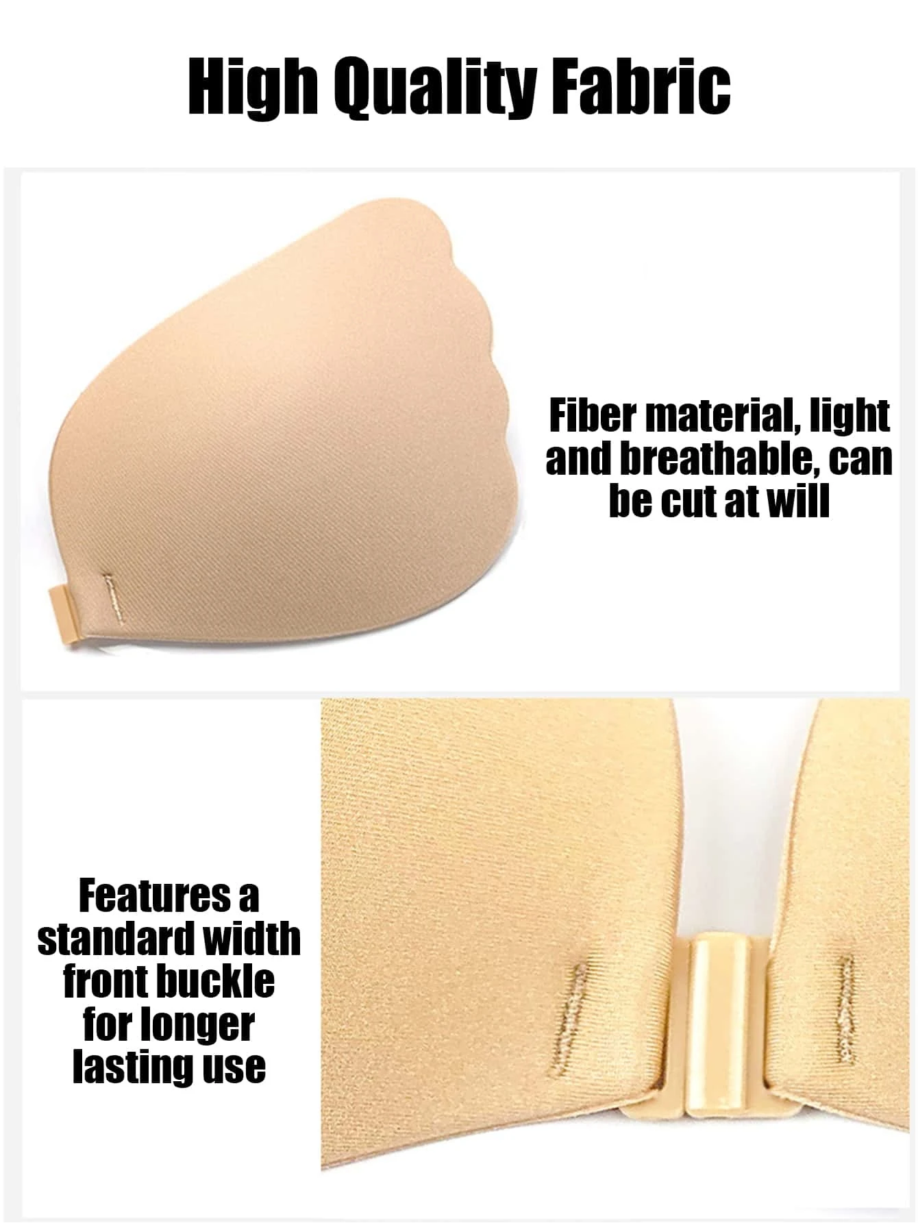 1 Pack Invisible Bra + 10 Disposable Non-Woven Breast Patch No ...