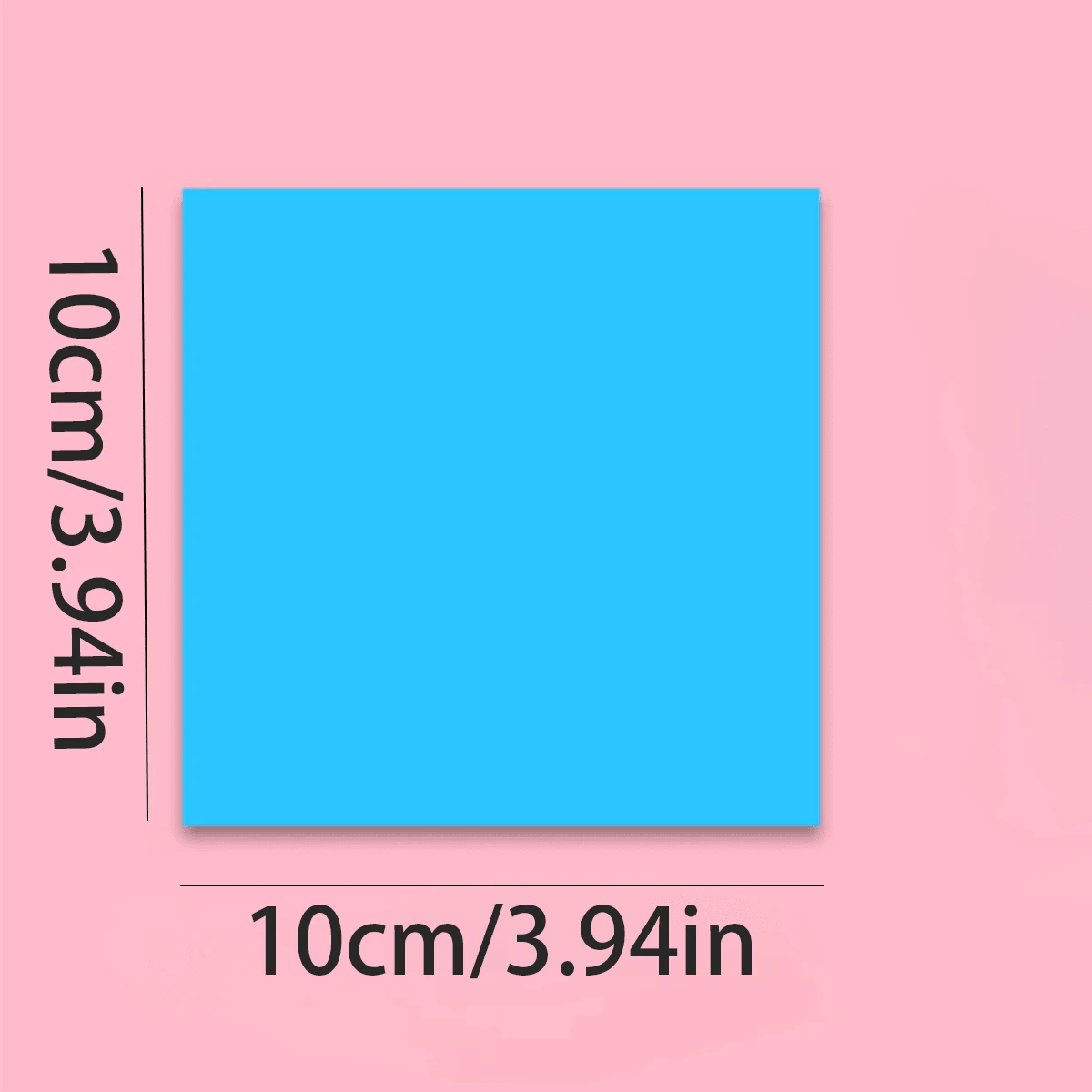 100pcs 10x10cm Square Sheets Handmade Origami Paper In 10 Colors, For ...