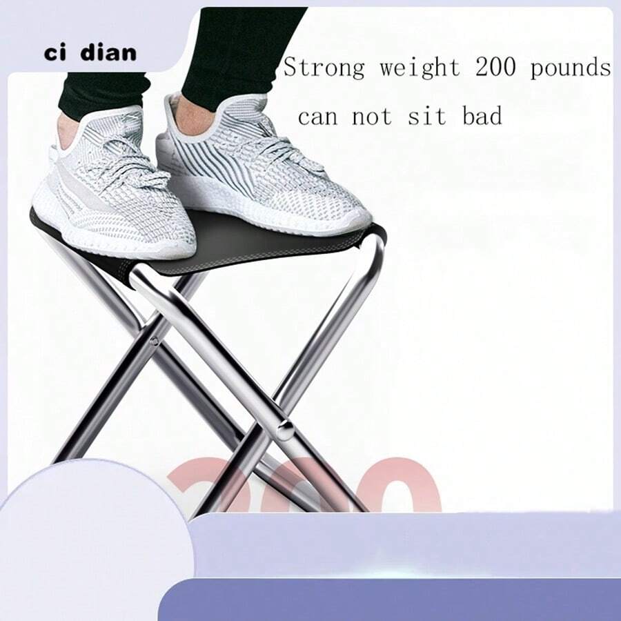 1pc Super Mini Pocket Folding Stool Folding Chair Carry Around Pregnant ...