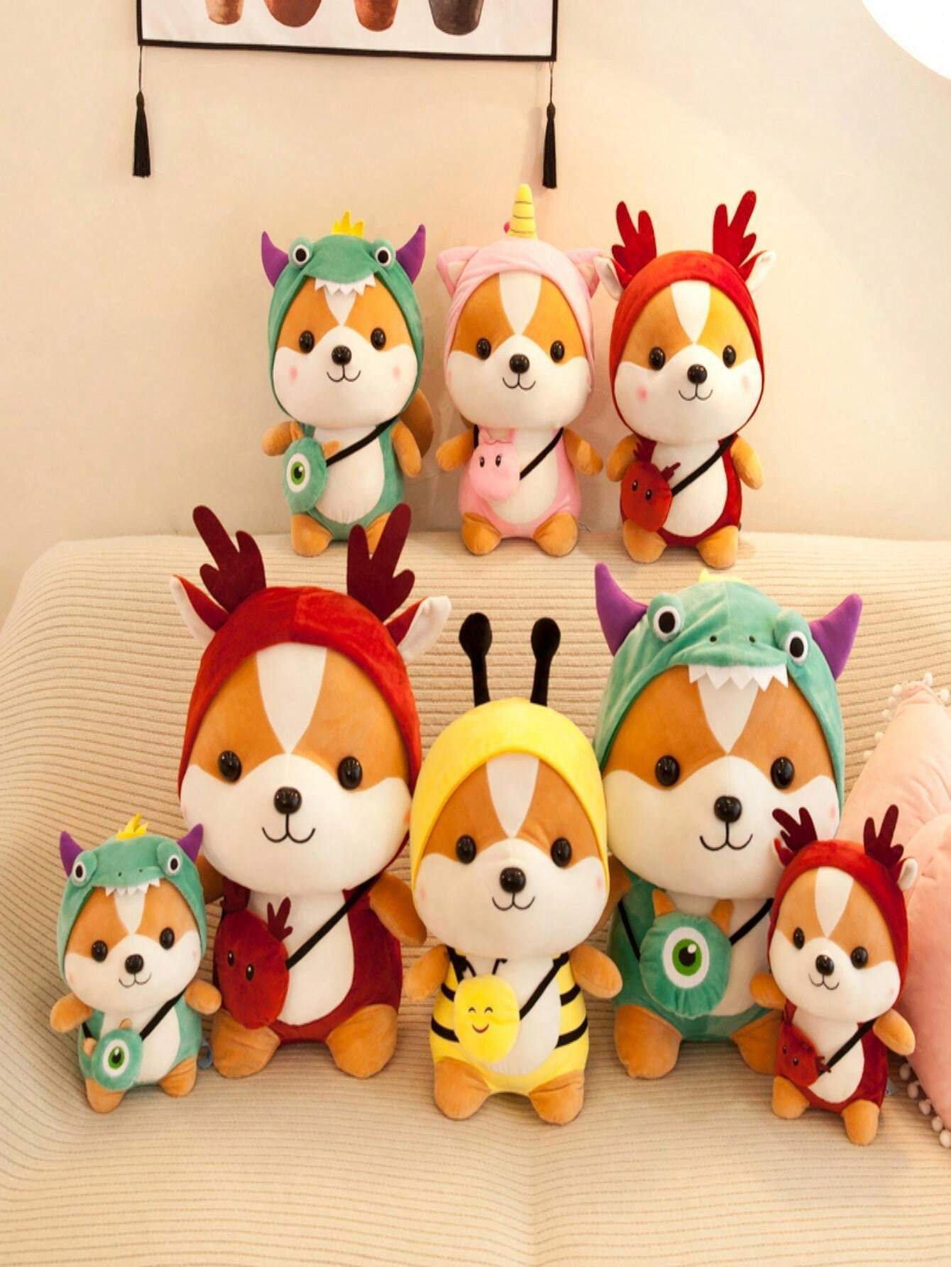 1pc Cute Plush Toy With Transformable Design Of Squirrel To Bee ...