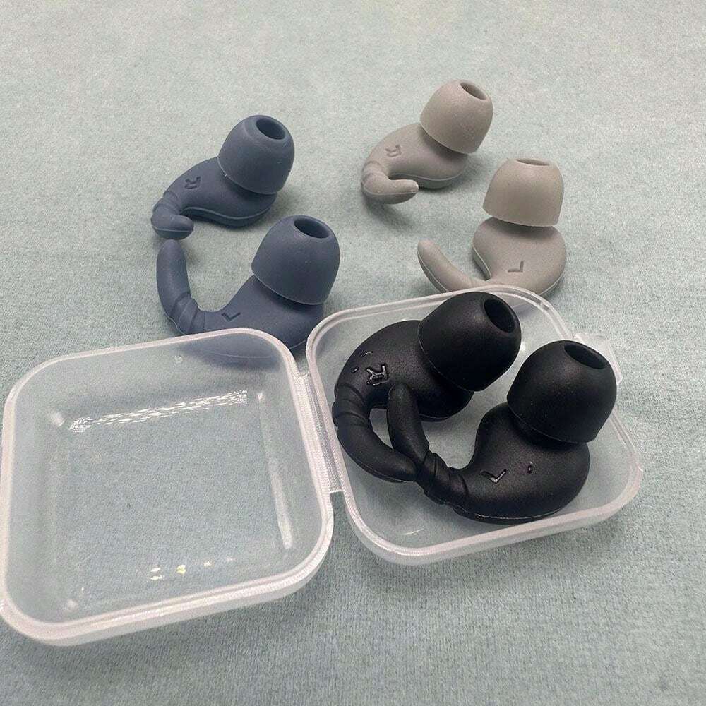 Cowhorn Shaped Silicone Ear Hook Earbud Cover Suitable For Earbud With ...