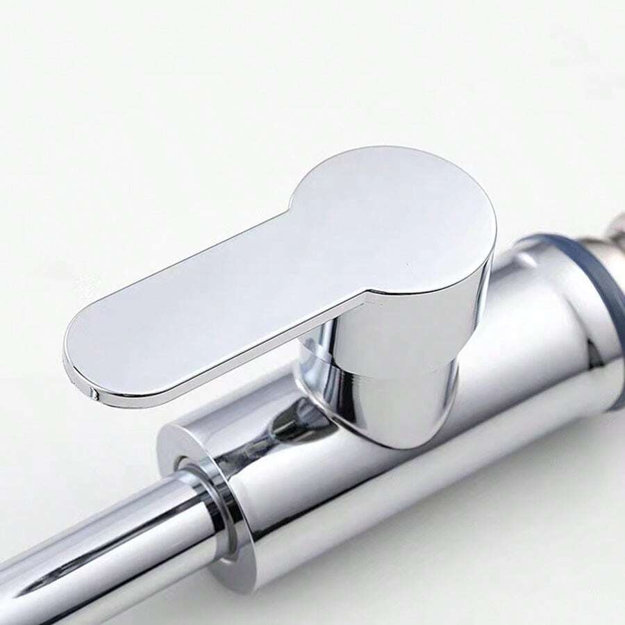 360 Degree Rotating Flat Tee Connector Kitchen Sink Faucet With Hot And ...