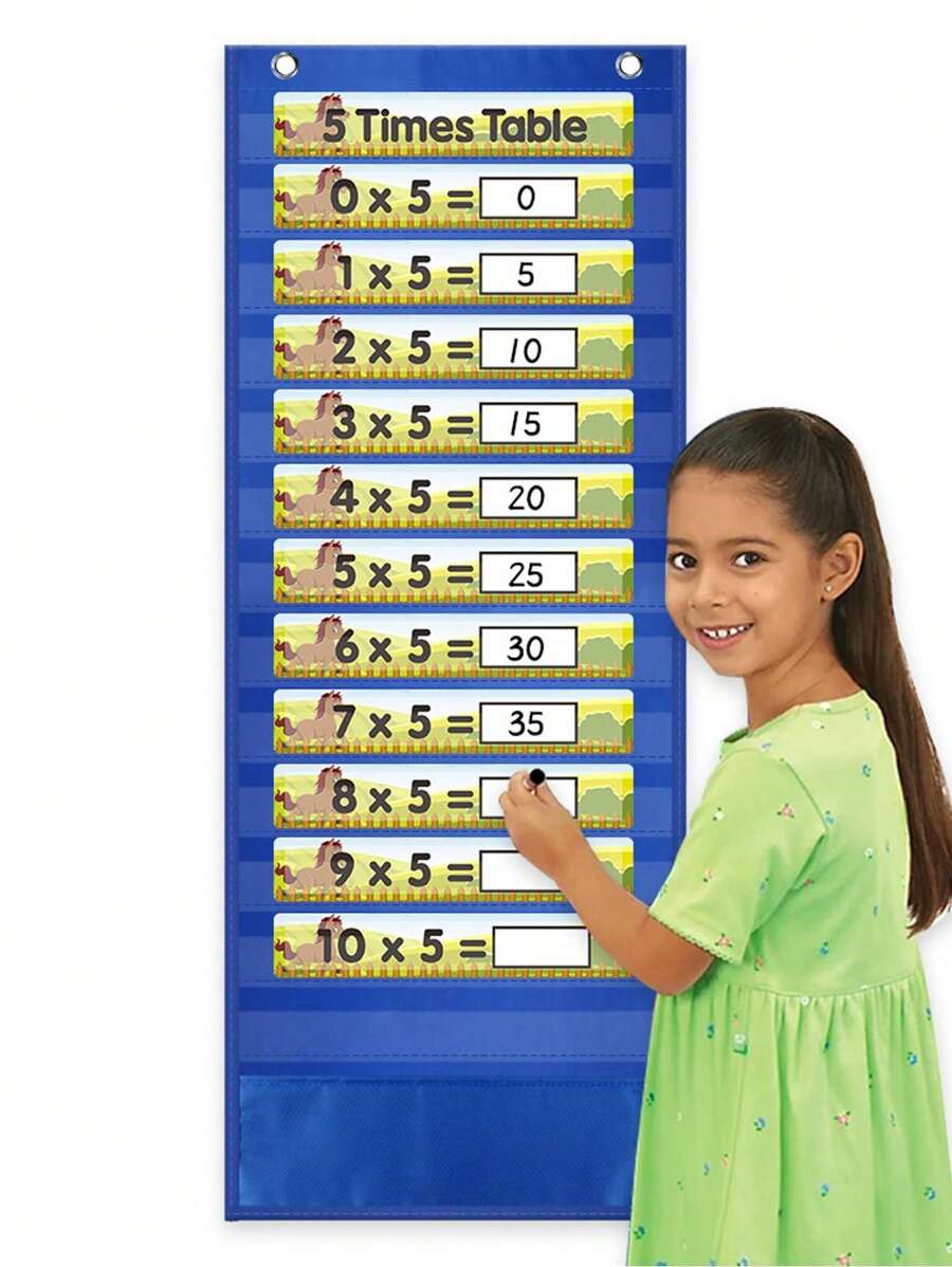 Multiplication Practice Toy With Multiplication Flash Cards + Storage ...