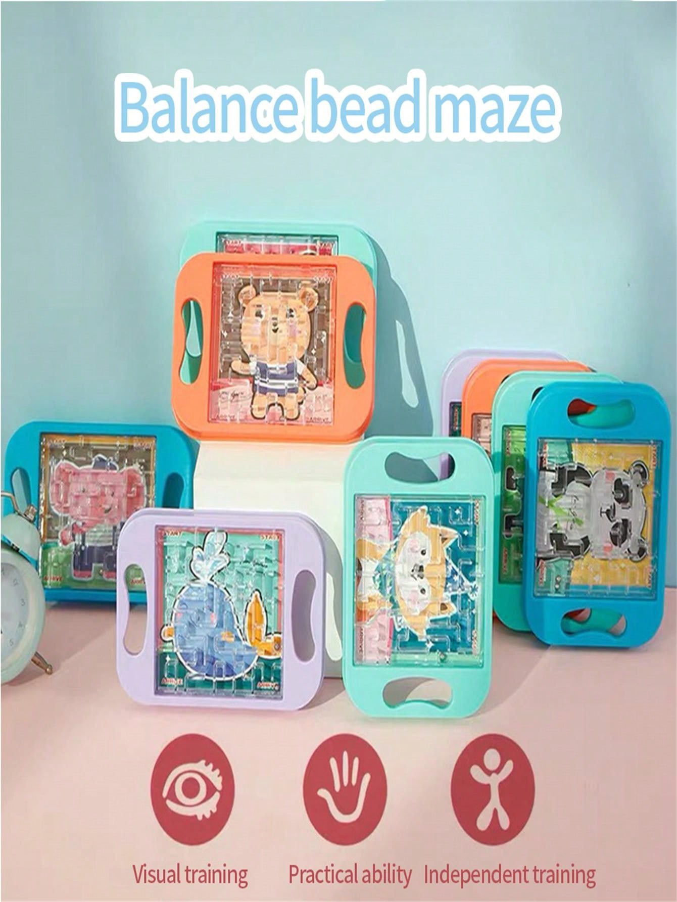 Mini Handheld Maze Puzzle Toy, Children's Attention Training, Brain ...