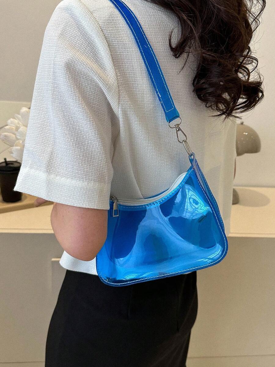 Mini Transparent Jelly Single Shoulder Armpit Bag. Stadium Approved 12 ...