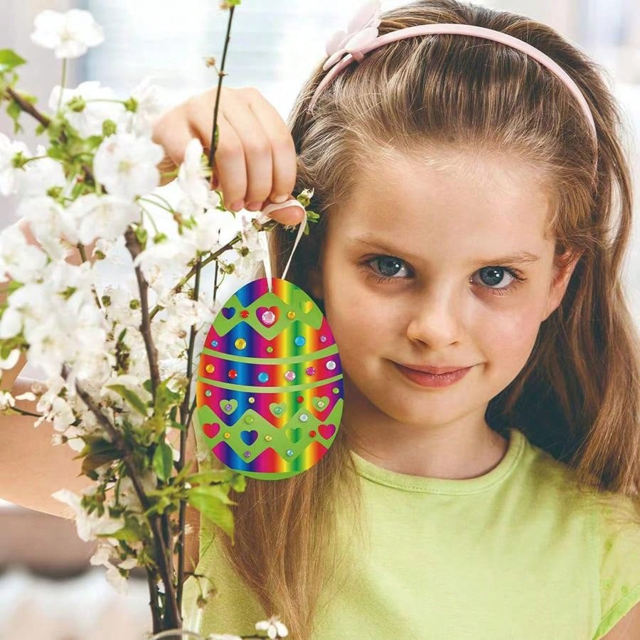 30pcsChildren's Colorful Scratching Egg Set Creative Easter Egg ...