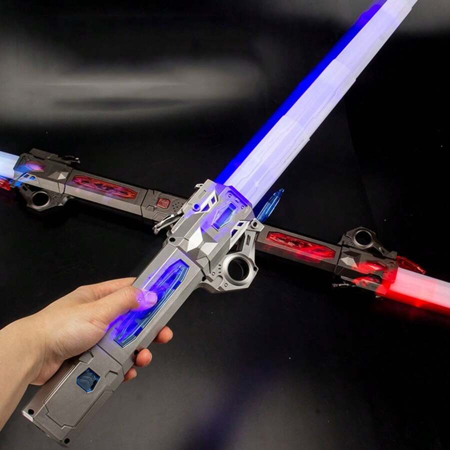 1pc Upgraded Battery Version Sound & Light Sword With 7 Colors Flashing ...