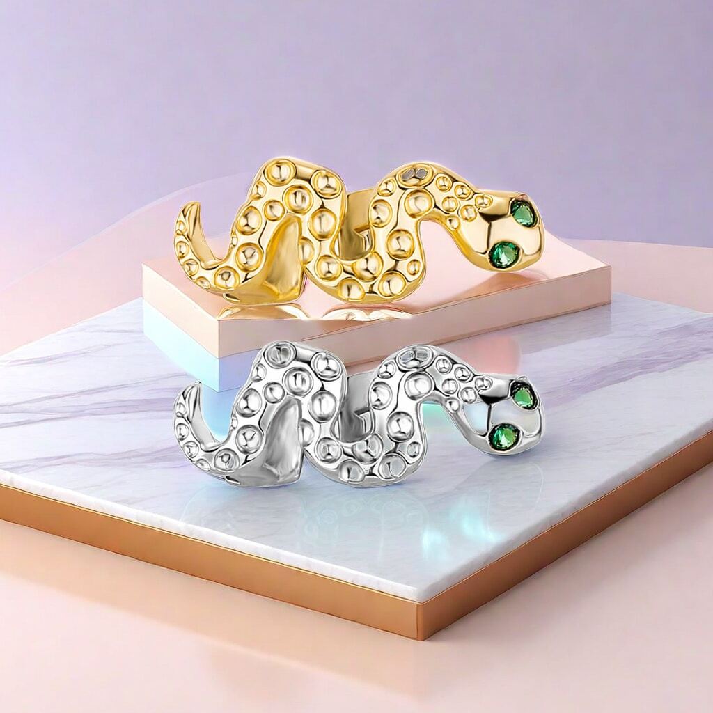 Personalized Green-Eyed Greedy And Agile Little Snake Hip Hop Braces ...