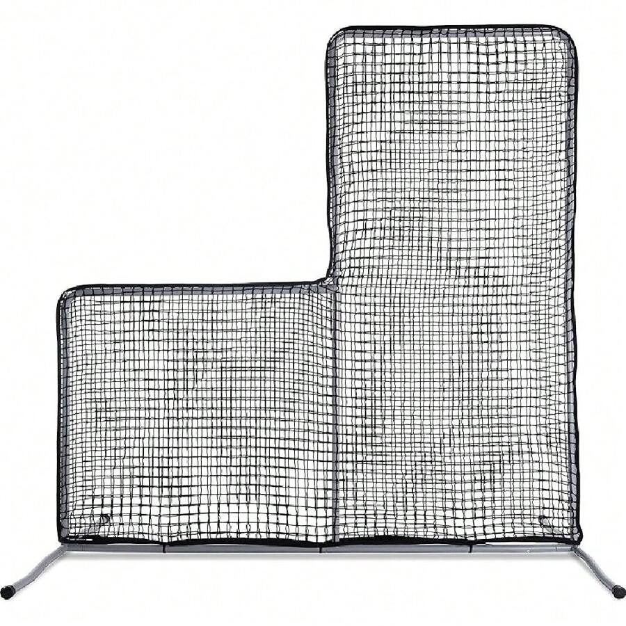 Kapler L Screen Baseball Pitching Screen, 7X7FT Baseball Softball ...