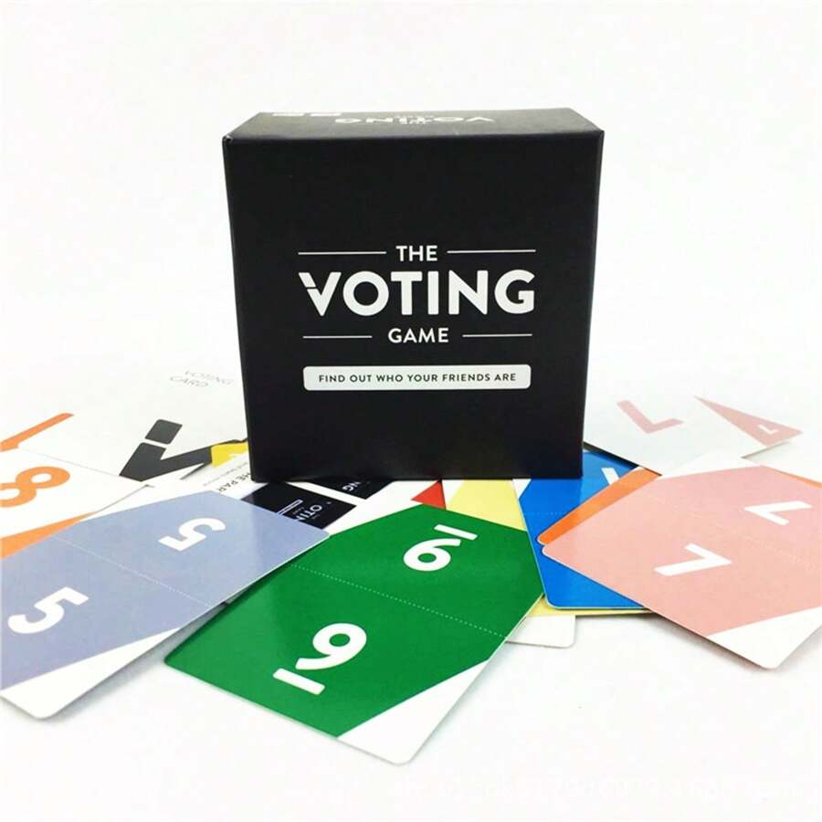 1pc "The Voting Game" Party Game Card,Fun Card Game,Family Gathering ...