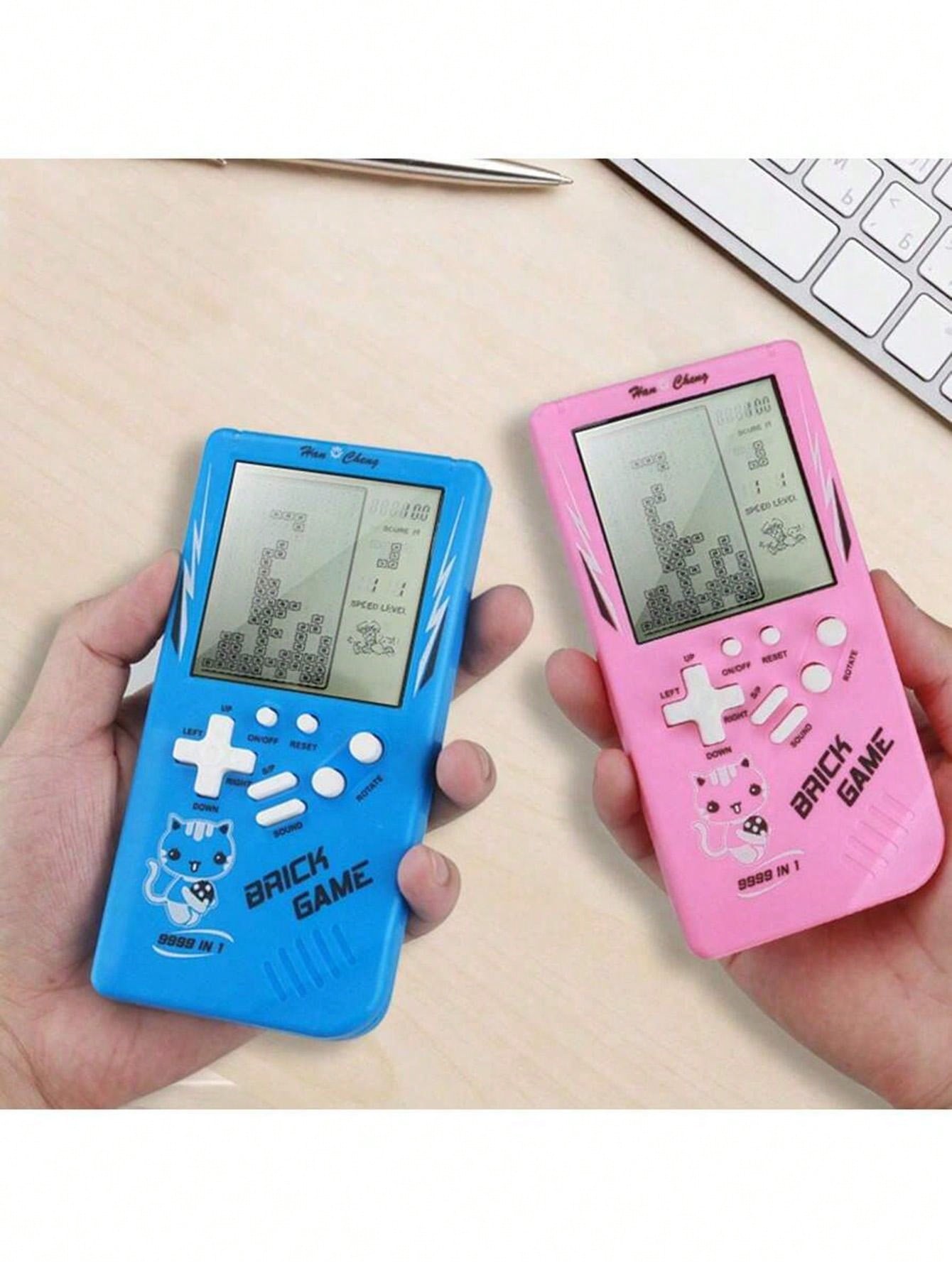 1pc/Electronic Set With A Retro Russian Building Block Game, A Black ...