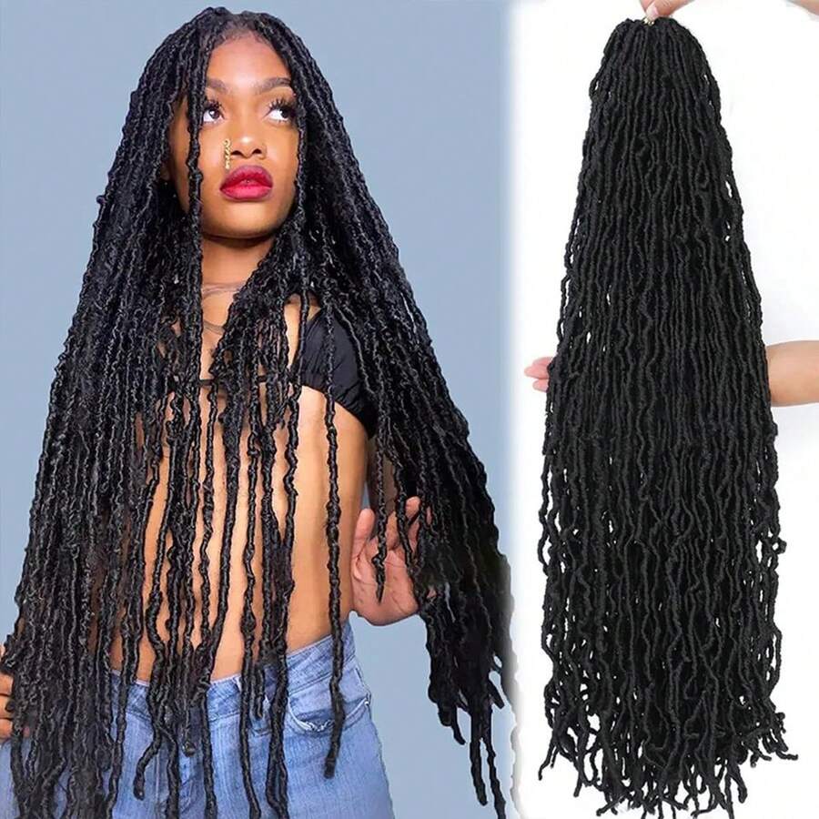 36 Inch Soft Locs Crochet Hair New Faux Locs Goddess Locs Dreadlocs ...