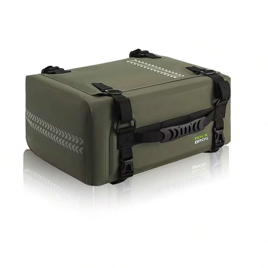 30L Capacity Motorcycle Bag Waterproof Trunk Large Rear Seat Bags Carrier Cargo Multifunctional ...