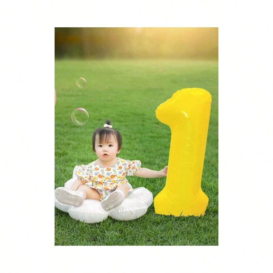40 In Yellow Graffiti Number Balloons Helium Foil Mylar Balloon ...