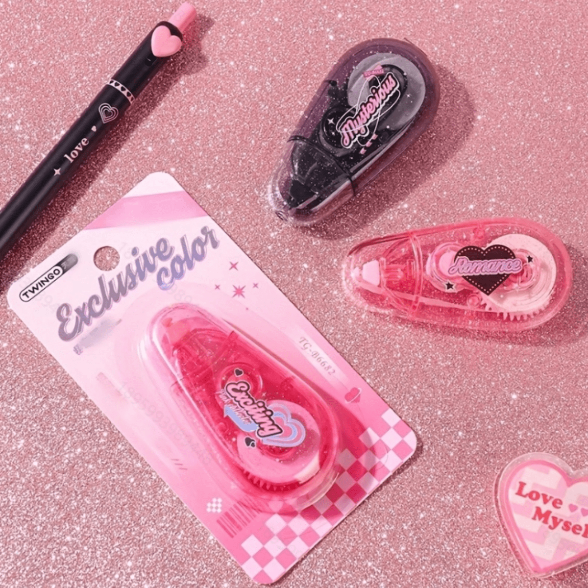 Purple Stationery 6pcs/set Mini Correction Tape Typo Correction Kids ...