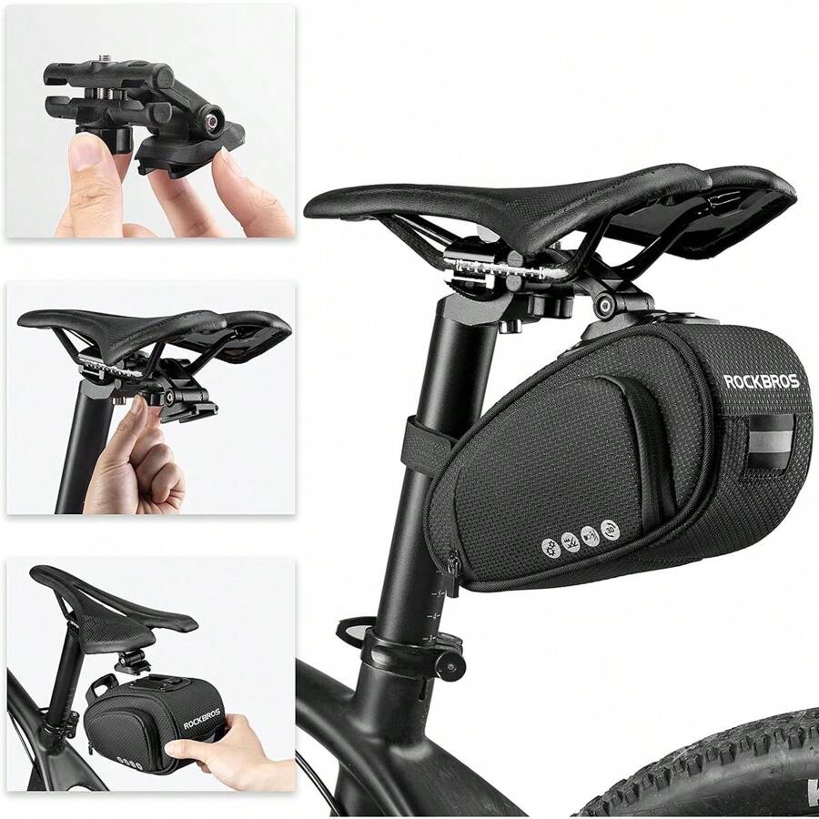 ROCKBROS ROCKBROS Bike Saddle Bag Bike Bag Under Seat Bag Bicycle Seat ...