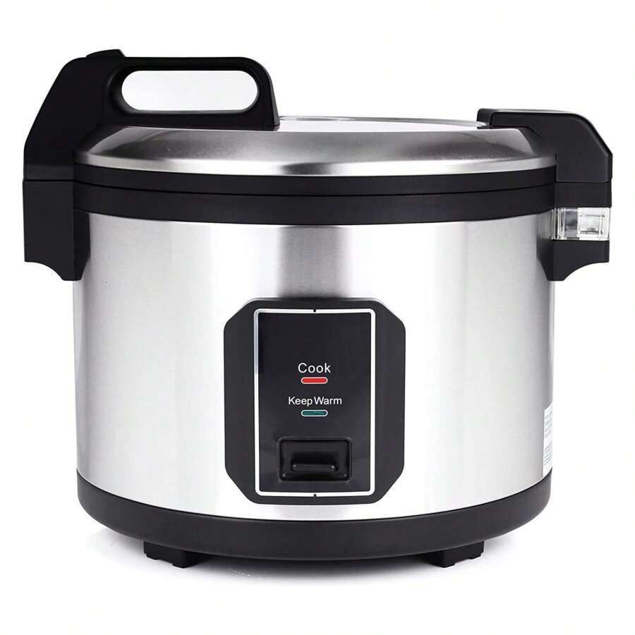 Stainless Steel Rice Cooker - Professional 64 Cup Cooked 32 Cup ...